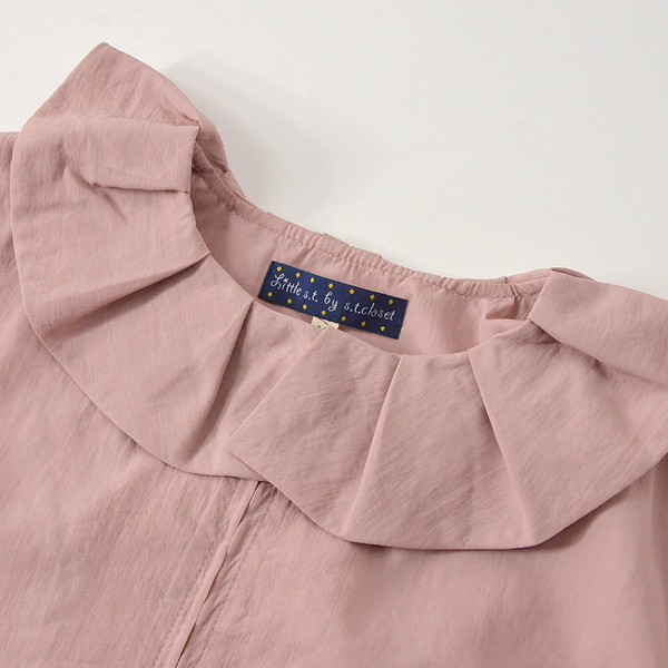 30%OFF リトルエスティークローゼット A33152-01_1-M15 タックフリルブルゾン[140・150] キッズ ジュニア トップス ...