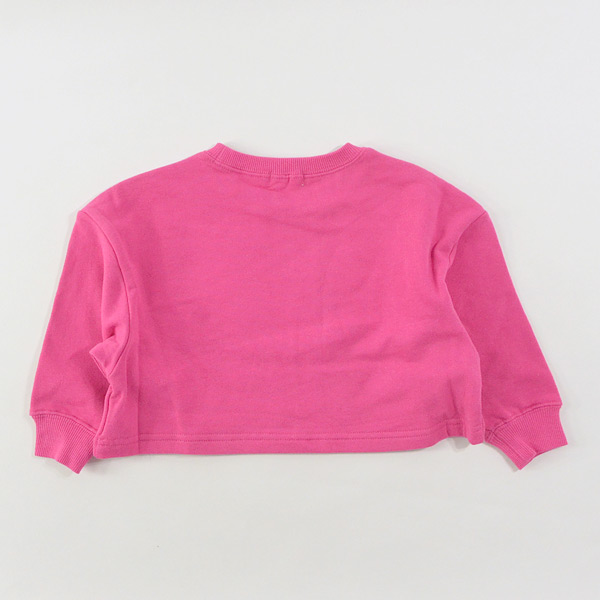 【40％OFF】ロゴトレーナー＋スカートセットアップ キッズ 長袖トレーナー 長そで 裏毛 女の子 おんなのこ 子供 子ども こども エックス ...