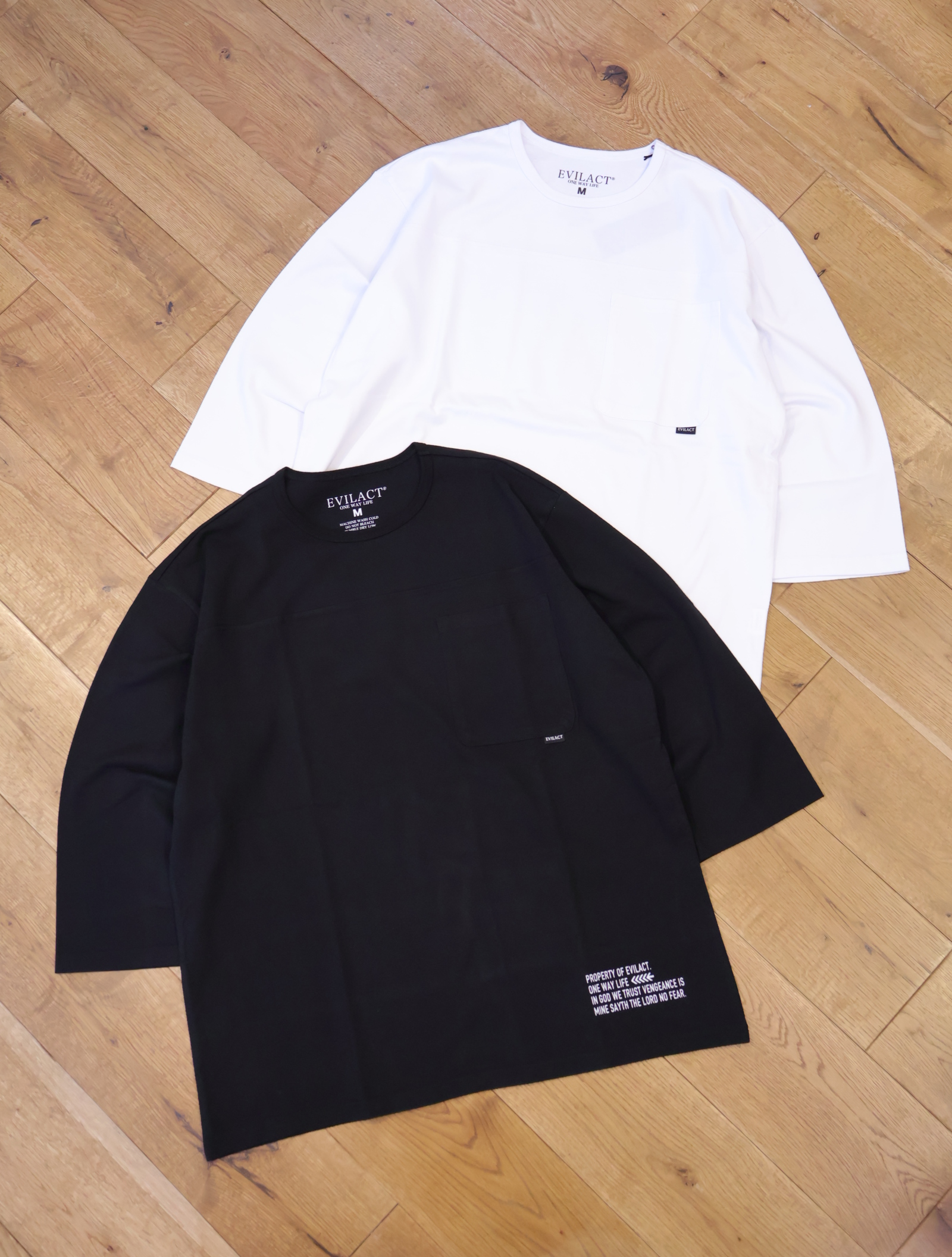 EVILACT 「2PAC QS」 2パック フットボールティーシャツ