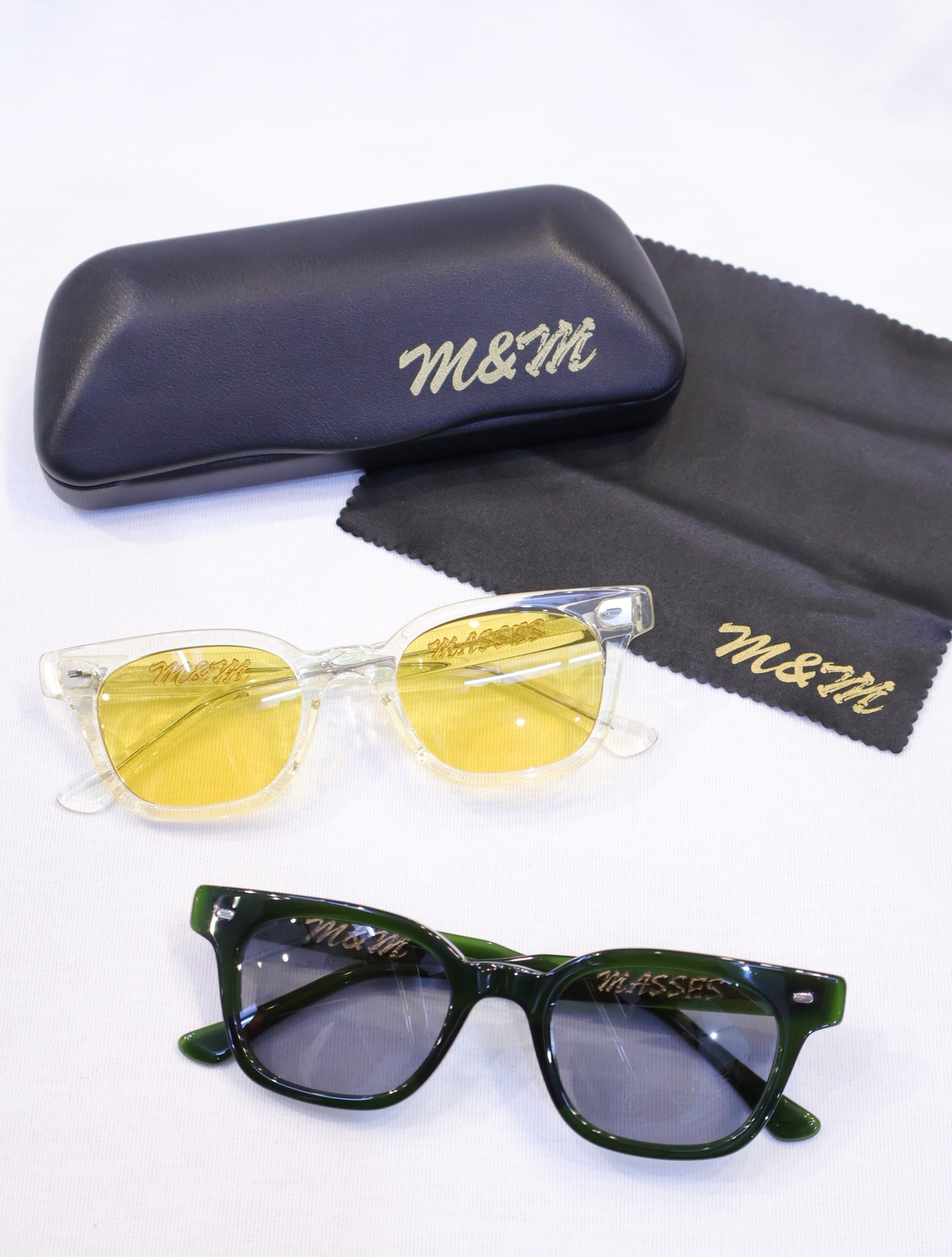 6月22日発売！】M&M CUSTOM PERFORMANCE × MASSES 「SHADES NAME SHANK 2nd」 ウェリントンタイプグラシーズ