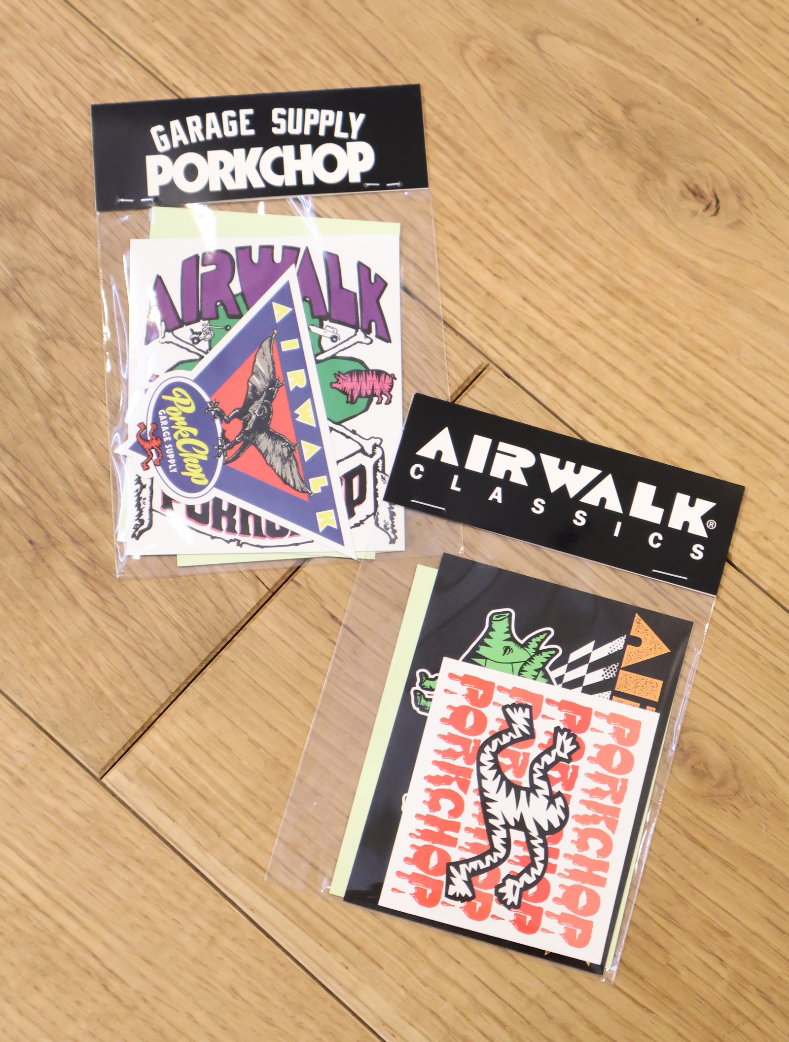 PORKCHOP GARAGE SUPPLY × AIRWALK 「AP STICKER SET」 ステッカーセット MASH UP マッシュアップ