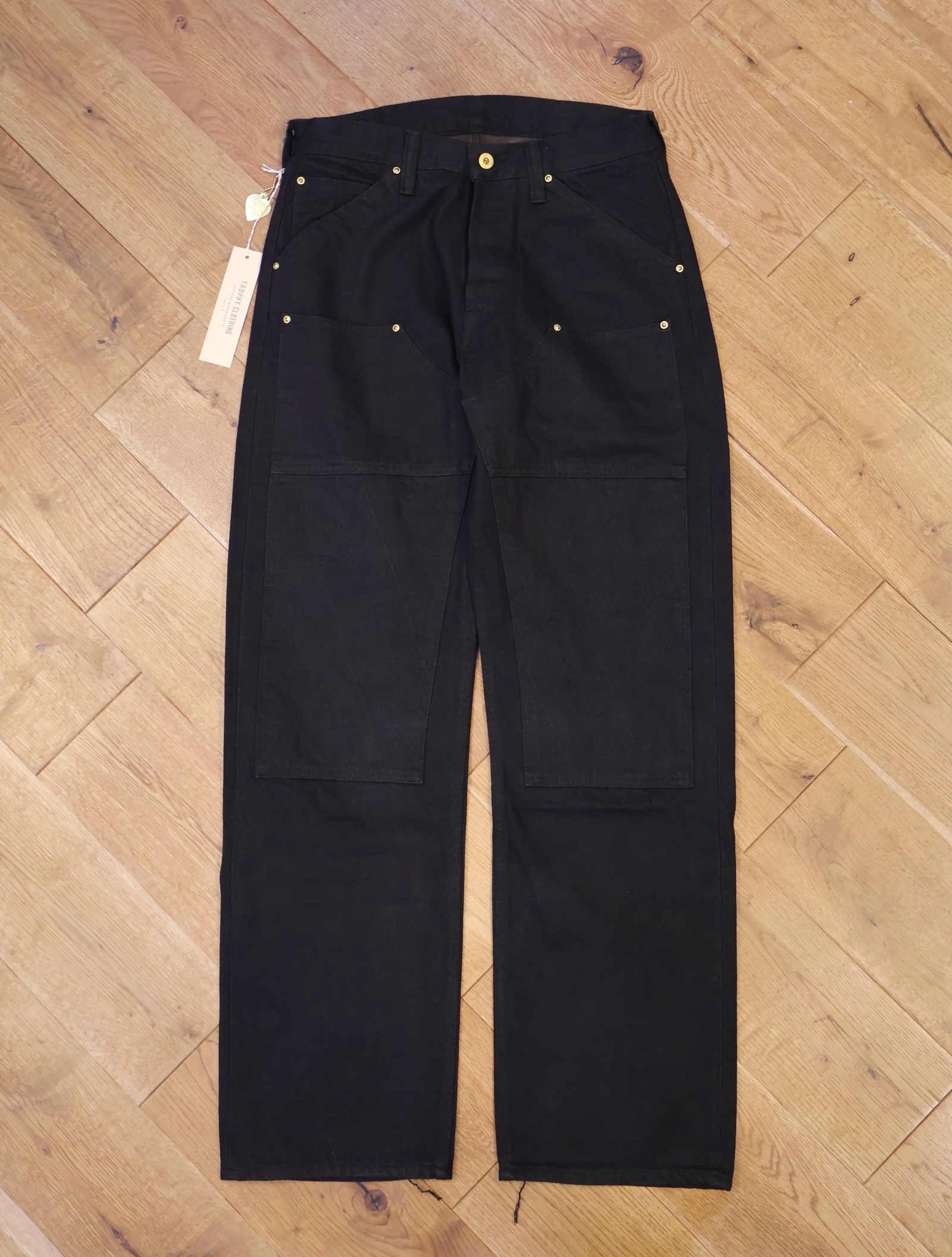 TROPHY CLOTHING 「1906 Blackie Denim W Knee Standard Pants」 ダブルニー スタンダー ...