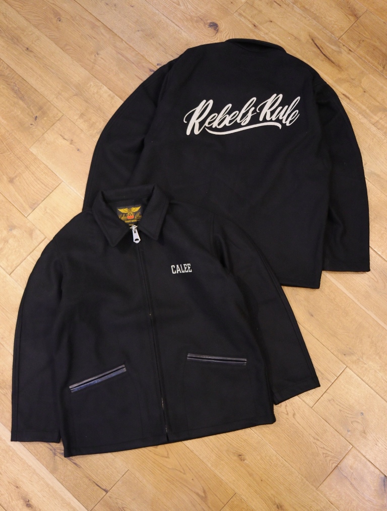 CALEE 「MELTON WOOL SPORTS TYPE JACKET ＜REBELS RULE＞ 」 メルトン スポーツジャケット