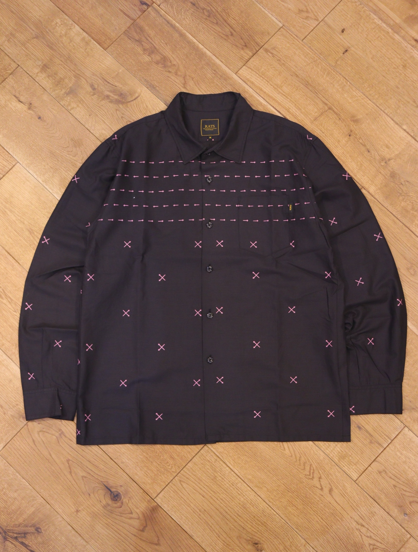 RATS 「ARROW CROSS SHIRT」 オープンカラーシャツ MASH UP マッシュアップ