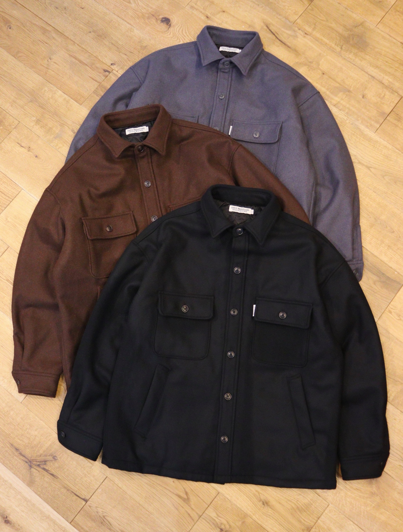COOTIE 「CA/W Melton CPO Jacket 」 ウールメルトン CPO ジャケット