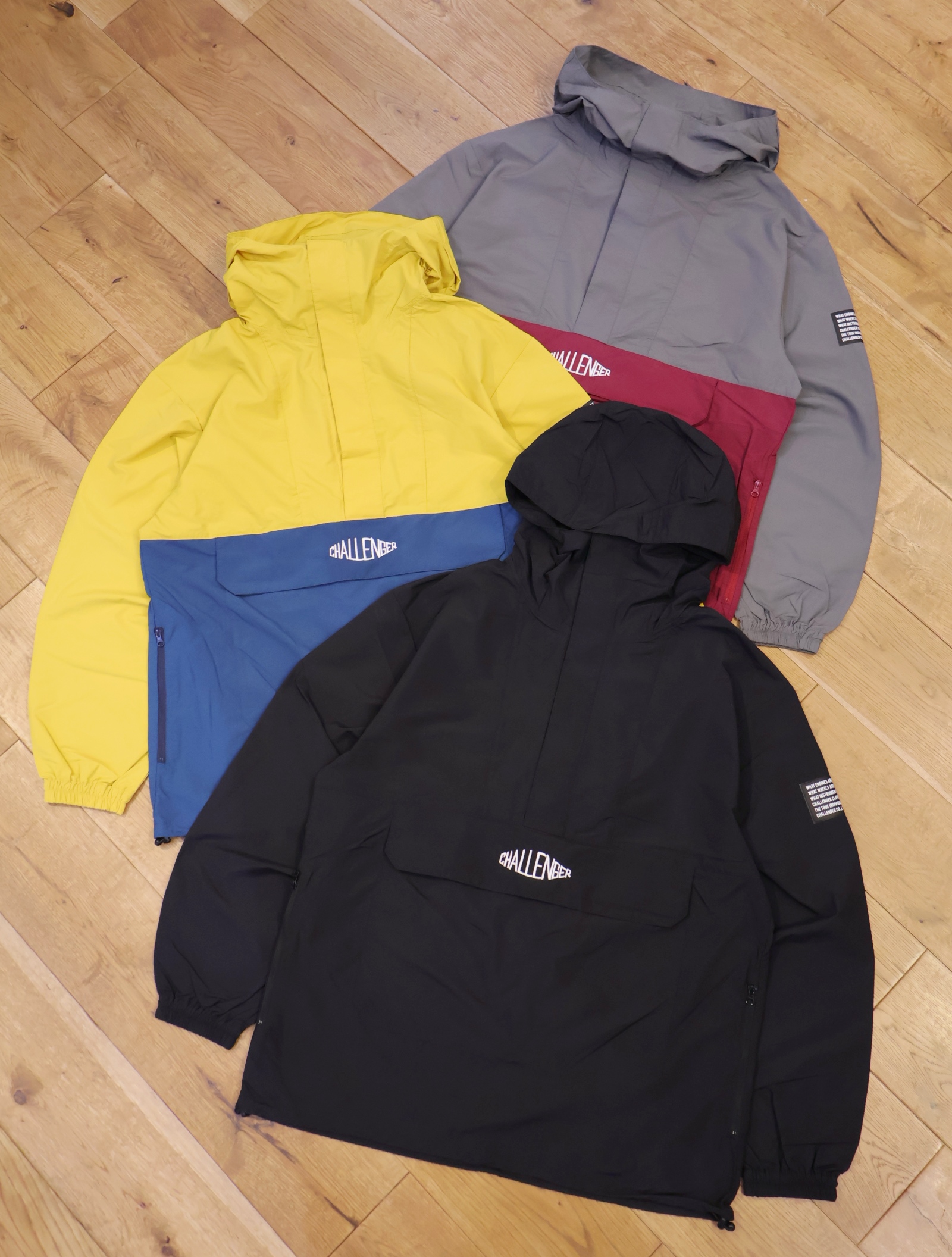 CHALLENGER 「PACKABLE NYLON ANORAK」 ナイロンアノラックパーカー MASH UP マッシュアップ