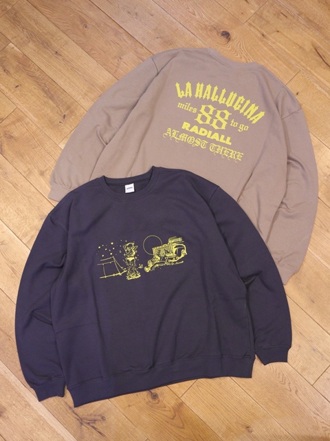RADIALL 「 LA HALLUCINA－CREW NECK SWEATSHIRT L/S 」 クルーネックスウェット