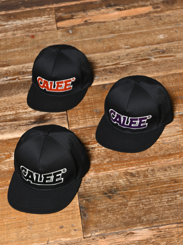 CALEE 「CALEE UNIV. EMBROIDERY CAP」 T/Cツイルキャップ