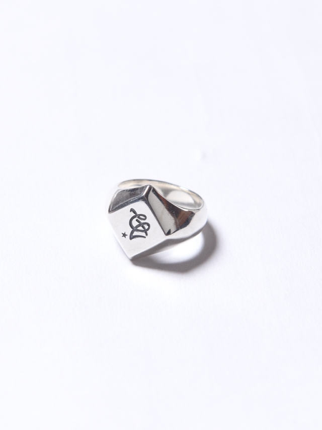 CALEE 「CAL LOGO DAIAMOND CUT PINKY RING」 SILVER 925製 ピンキーリング MASH UP マッシュアップ