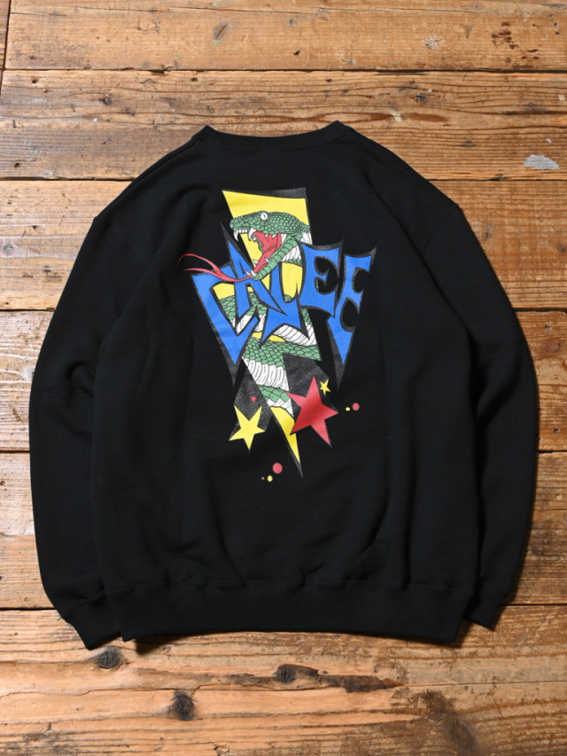 CALEE 「SNAKE BOLT CREW NECK SWEAT」 クルーネックスウェット MASH UP マッシュアップ
