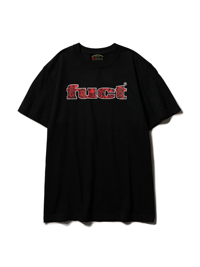 SOFTMACHINE × FUCT 「ROSE FILL FUCT OG LOGO-T」 プリントティーシャツ