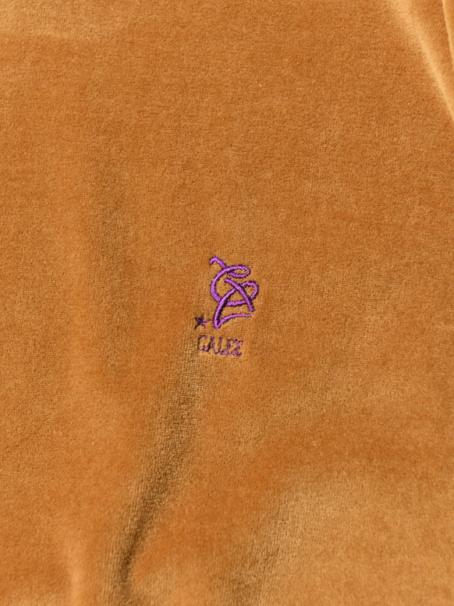 CALEE 「CAL LOGO EMBROIDERY VELOUR CREW NECK SWEAT」 ベロアクルーネックスウェット MASH ...