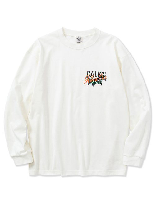 CALEE 「Drop shoulder CALEE FOL logo L/S t-shirt」 ドロップショルダーロンティー