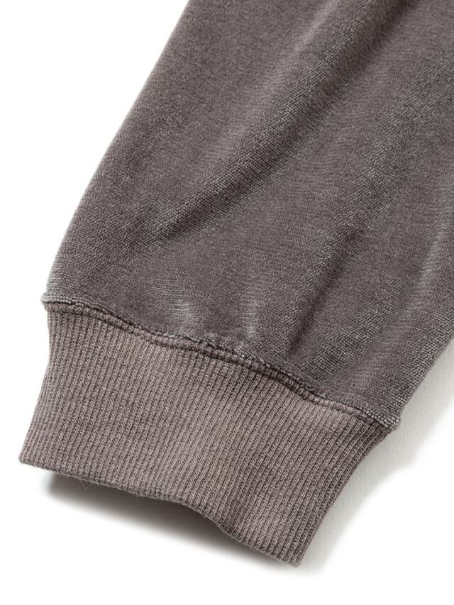 CALEE 「VELOUR DROP SHOULDER L/S CS 」 ベロア ドロップショルダーロンティー