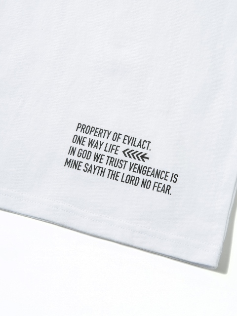 EVILACT 「2PAC QS」 2パック フットボールティーシャツ