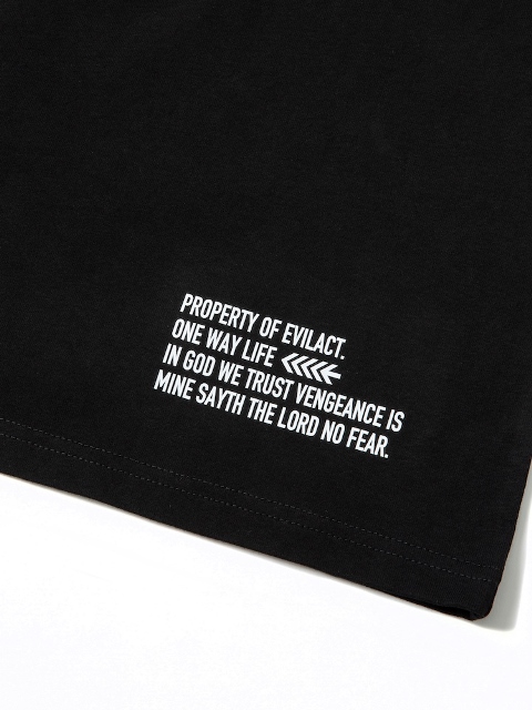 EVILACT 「2PAC QS」 2パック フットボールティーシャツ