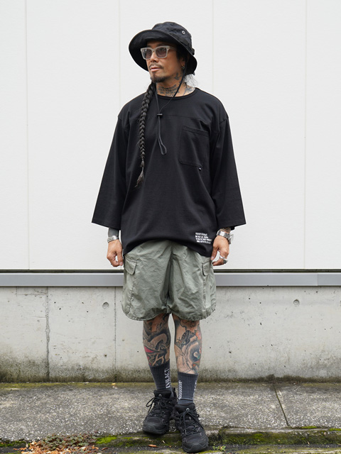 EVILACT 「2PAC QS」 2パック フットボールティーシャツ