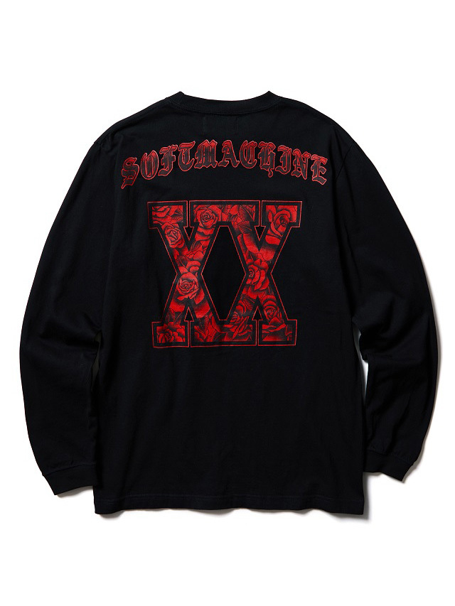 SOFTMACHINE 「XX L/S」 プリントロンティー