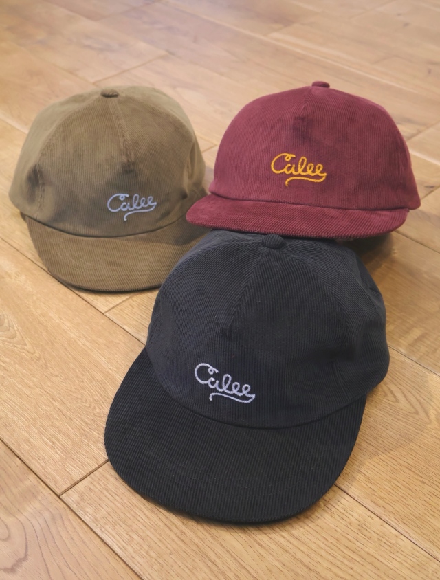 CALEE 「13w CORDUROY CALEE LOGO CAP」 アジャスター キャップ