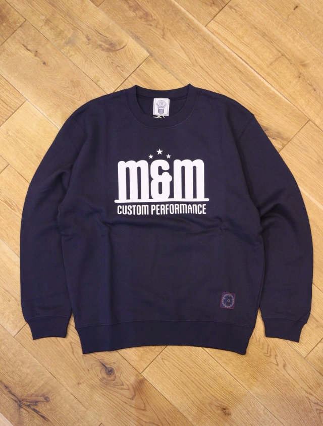 11月11日発売！】M&M CUSTOM PERFORMANCE 「 HEAVY SWEAT 」 プリントクルーネックスウェット