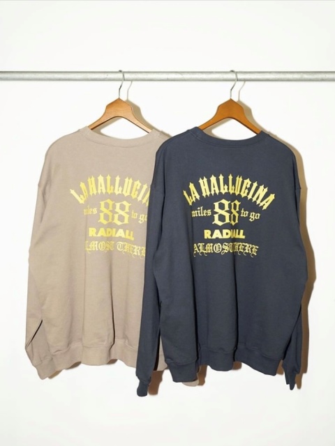 RADIALL 「 LA HALLUCINA－CREW NECK SWEATSHIRT L/S 」 クルーネックスウェット
