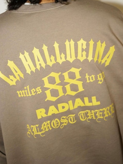 RADIALL 「 LA HALLUCINA－CREW NECK SWEATSHIRT L/S 」 クルーネックスウェット