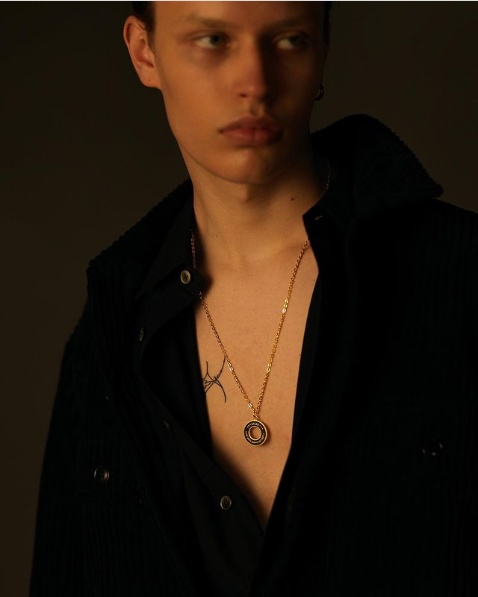 CALEE 「RESIN ROUND HEAD SILVER NECKLACE」 SILVER 925製 ネックレス MASH UP マッシュアップ