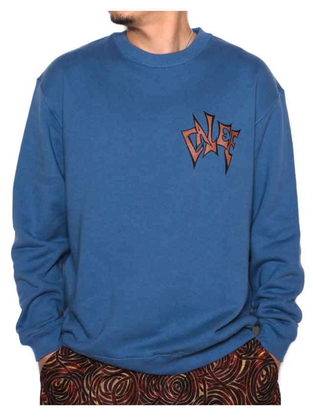 CALEE 「SNAKE BOLT CREW NECK SWEAT」 クルーネックスウェット MASH UP マッシュアップ