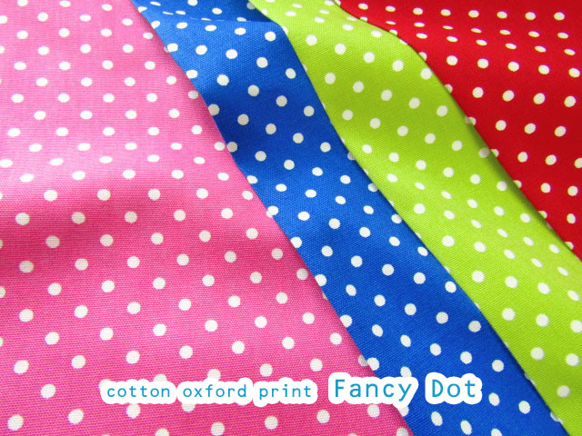 【コットン オックス】 Fancy Dots（ファンシー ドット）