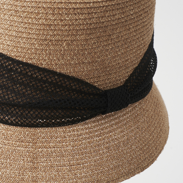 paper abaca bucket hat