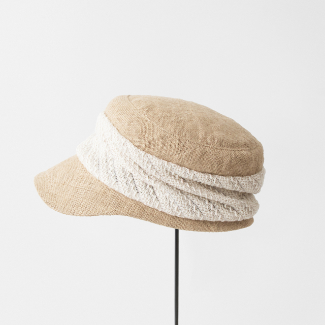 jute drape cap