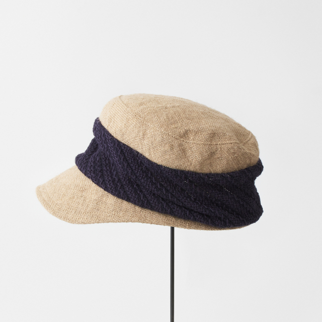 jute drape cap