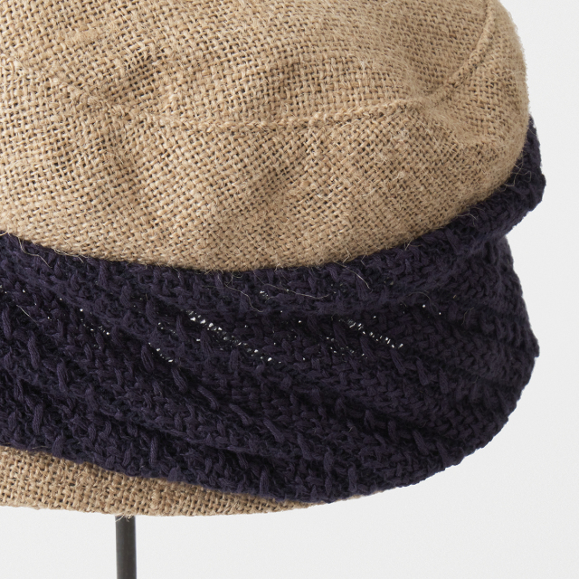 jute drape cap