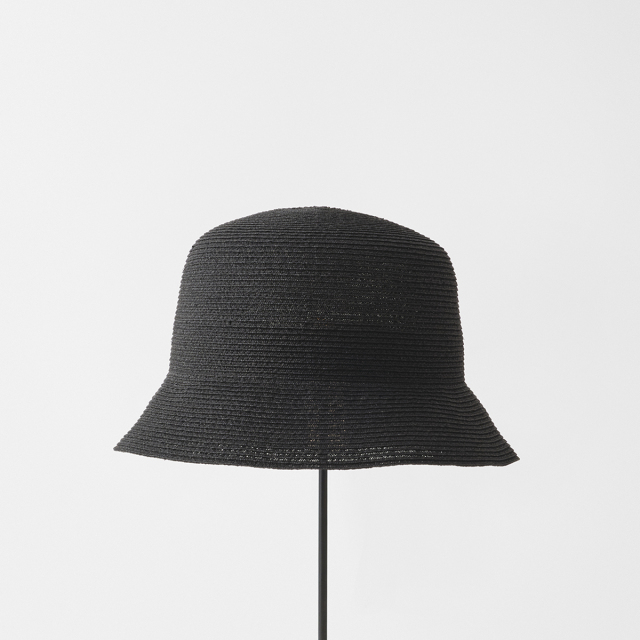 raffia braid bucket hat