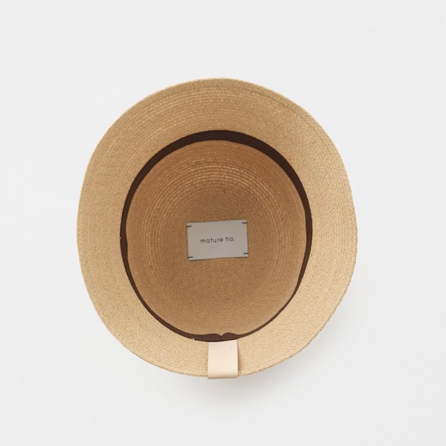 raffia braid bucket hat