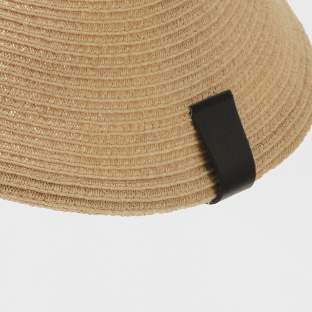 raffia braid bucket hat