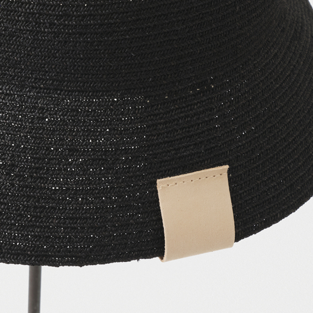 raffia braid bucket hat