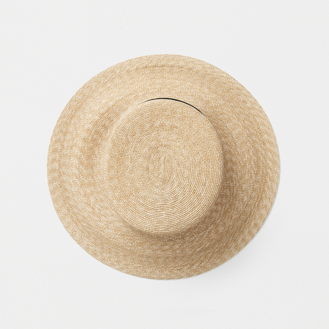 5mm braid straw hat middle2