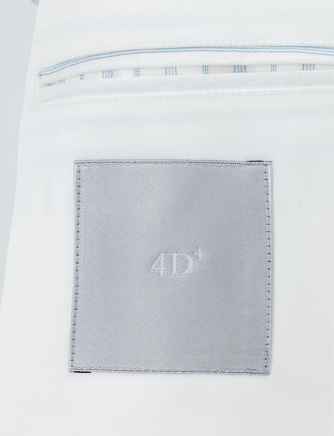 [ナガイレーベン] NAGAILEBEN 【ドクターウェアの頂点4D+】 男性用 テーラードジャケット FD-4080 （ホワイト） メディカルウェアジャパン