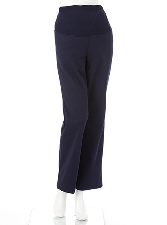 [ナガイレーベン] NAGAILEBEN 【サイズ調整できるウエストゴム仕様のマタニティパンツ】 マタニティパンツ HCS-2488（ネイビー） メディカルウェアジャパン