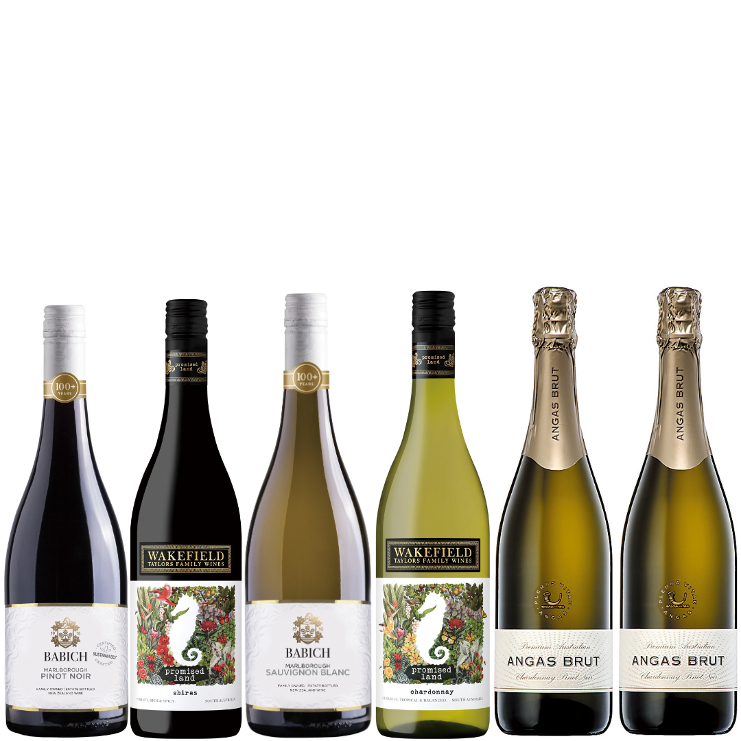 【送料無料／ワインセット】人気のアンガス2本入り！オセアニアワイン6本
