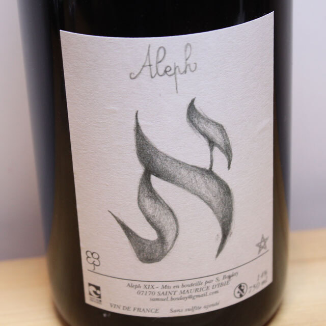 アレフ（赤） 2019 750ml/サミュエル・ブーレ ワインの通販 merlot.jp （やまいち LIQUOR STORE）