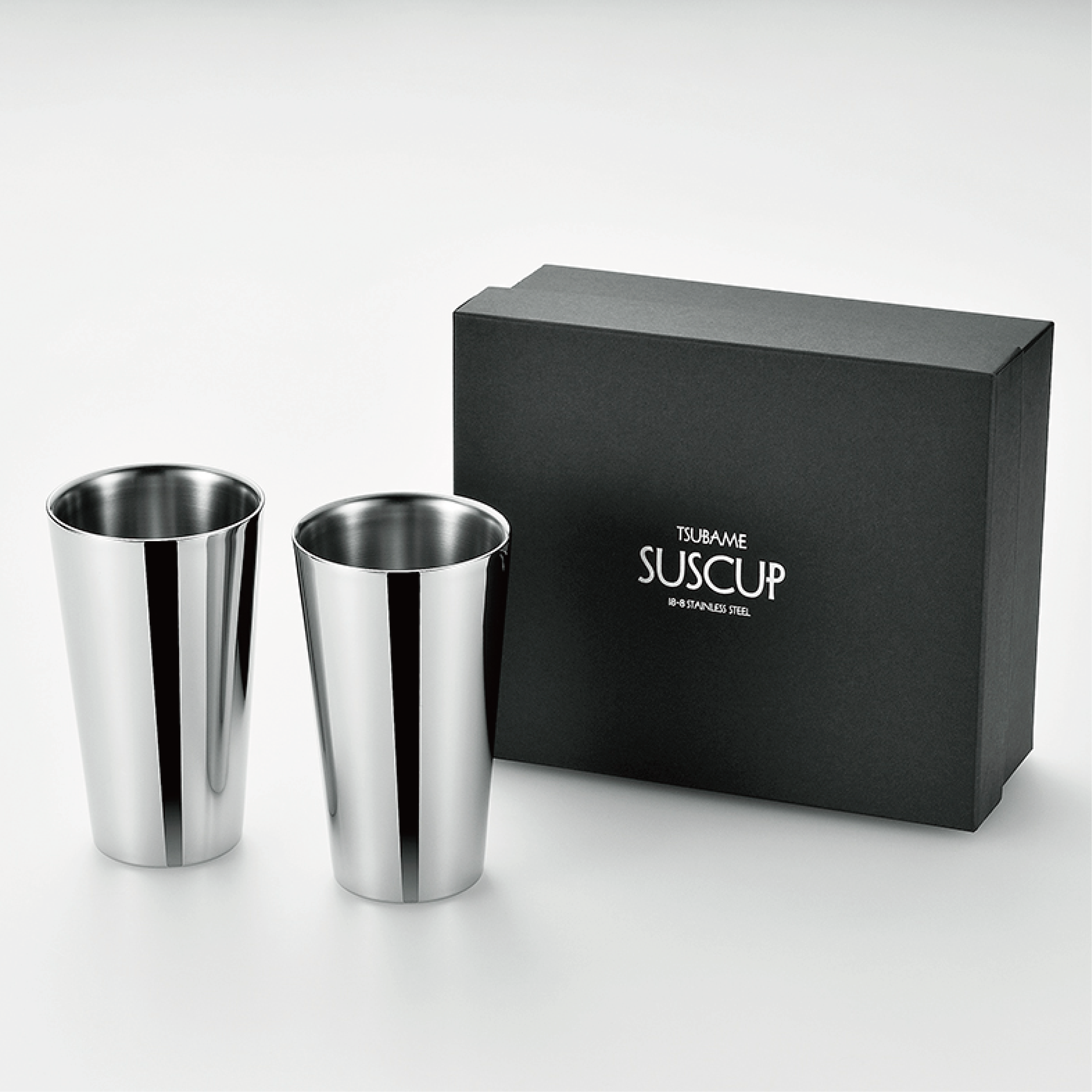 【期間限定刻印無料】【名入れ対応】SUS CUP | 二重タンブラー 250ml ペアセット | ステンレス製