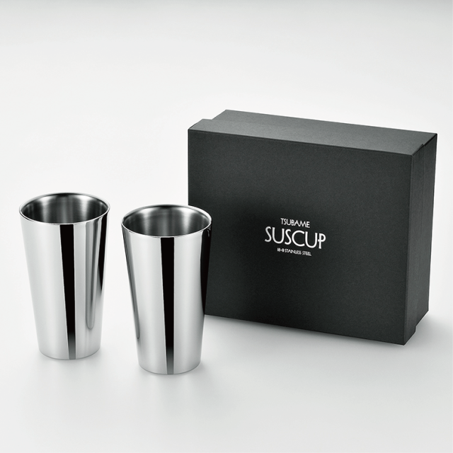 【期間限定刻印無料】【名入れ対応】SUS CUP | 二重タンブラー 250ml ペアセット | ステンレス製