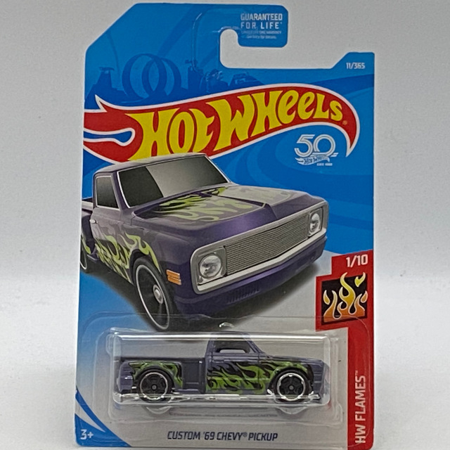 2018 HW Flames / Custom '69 Chevy Pickup / カスタム ’69 シェビー ピックアップ