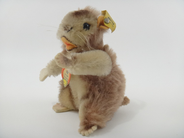 アンティーク シュタイフ マーモット Steiff Piff Marmot 10cmサイズ