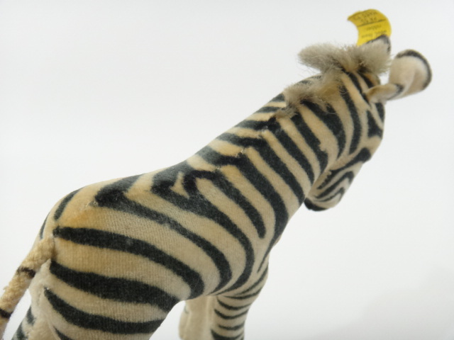 アンティーク シュタイフ シマウマ Steiff Zebra 12cmサイズ