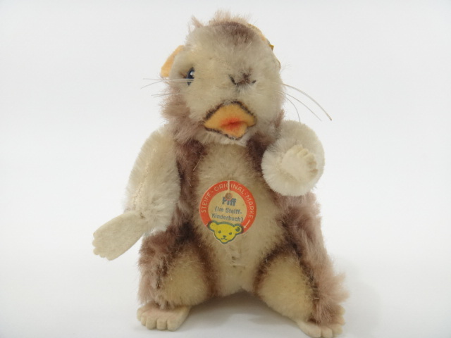 アンティーク シュタイフ マーモット Steiff Piff Marmot 10cmサイズ