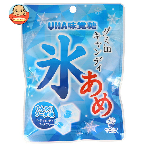 UHA味覚糖 氷あめ ソーダ 63g×6袋入｜ 送料別