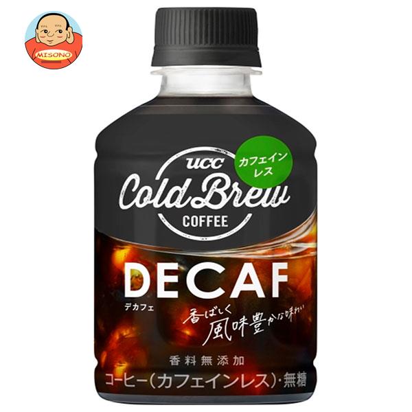 UCC COLD BREW DECAF(コールドブリュー デカフェ) 280mlペットボトル×24本入